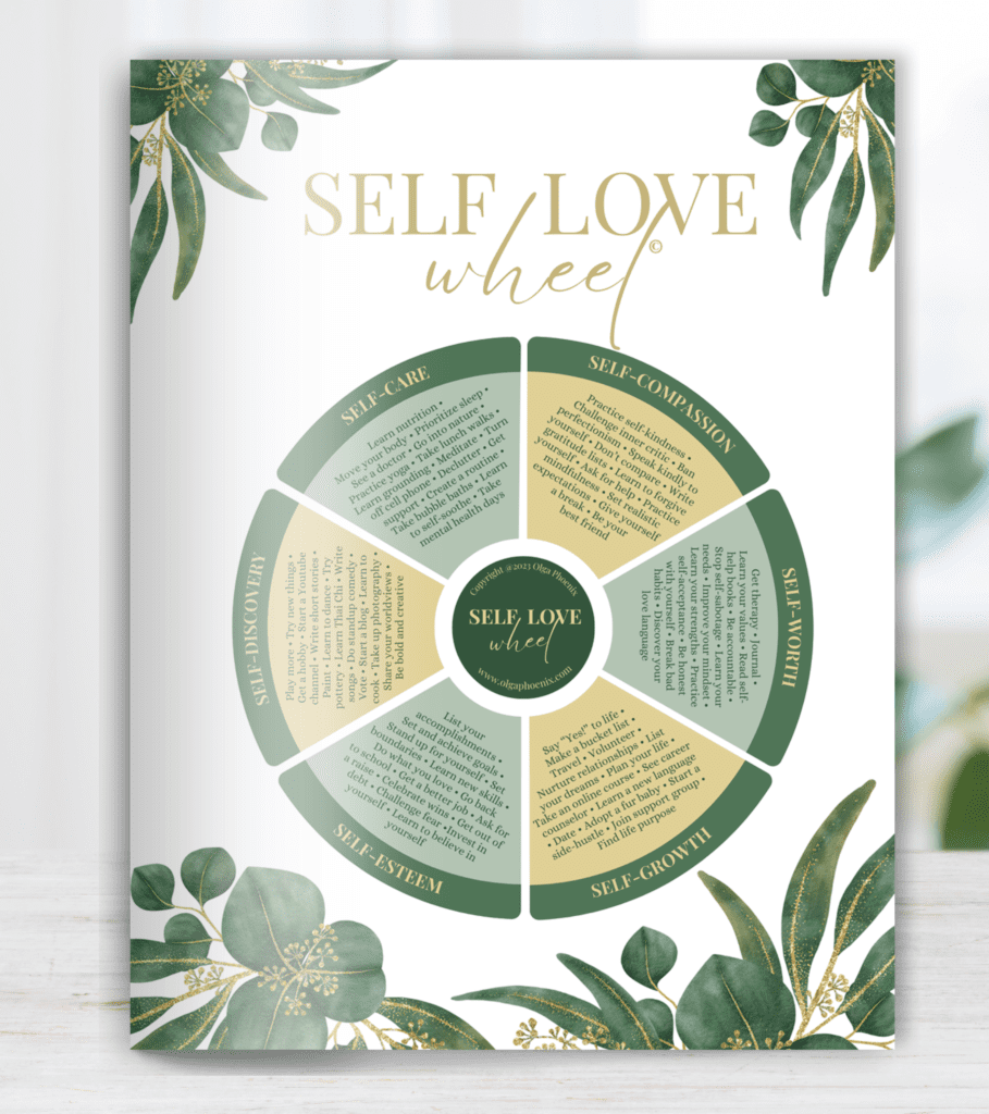 Self Love Wheel: World's #1 Self Love Tool! - Olga Phoenix